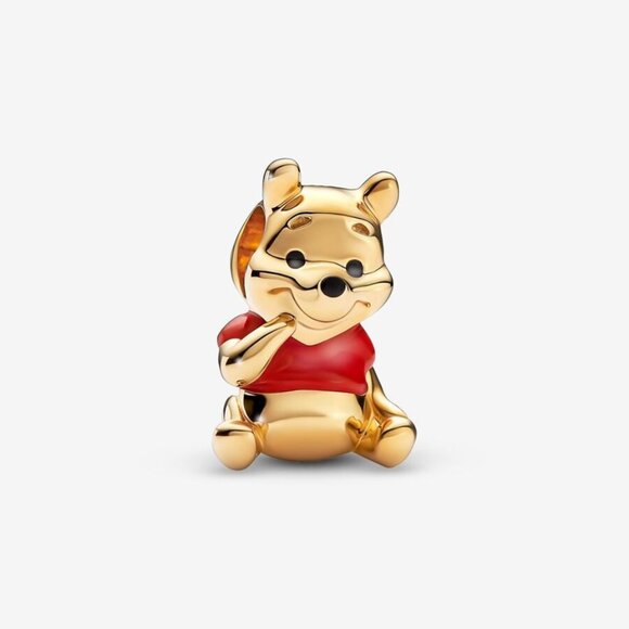 Pandora | Jewelry | Pandora 4k Goldplated Disney Winnie The Pooh Bear ...